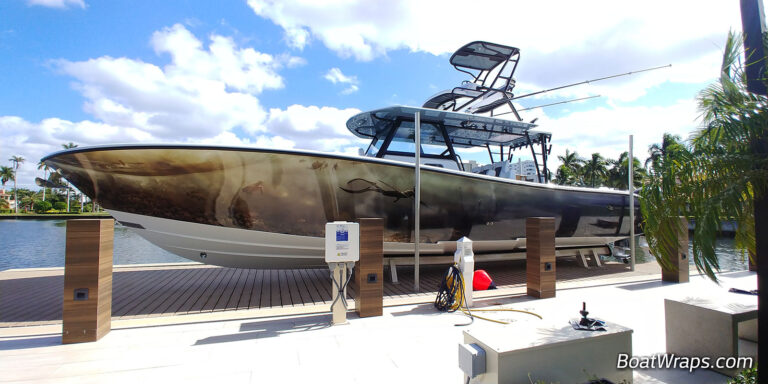 Center Console Boat Wraps - Boat Wraps